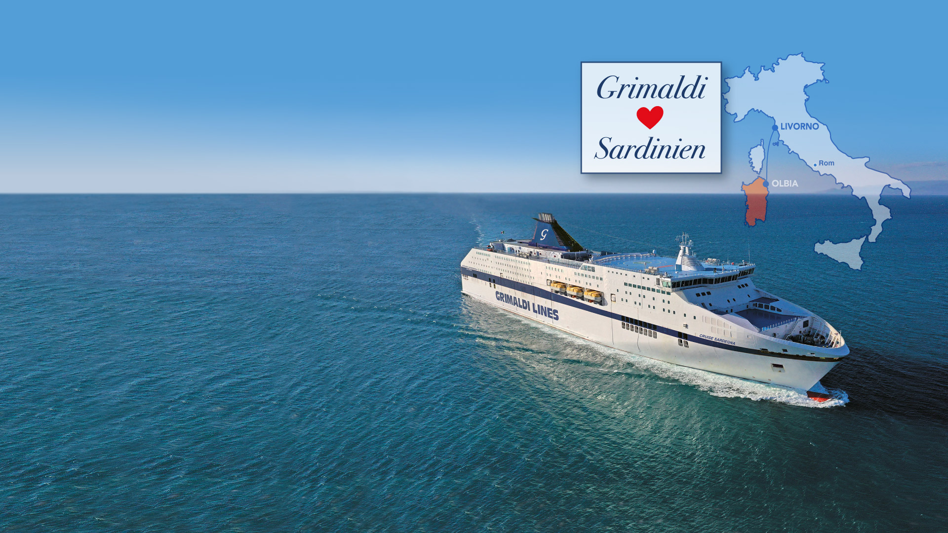 Grimaldi Lines - schnellste Fähre nach Sardinien und Sizilien