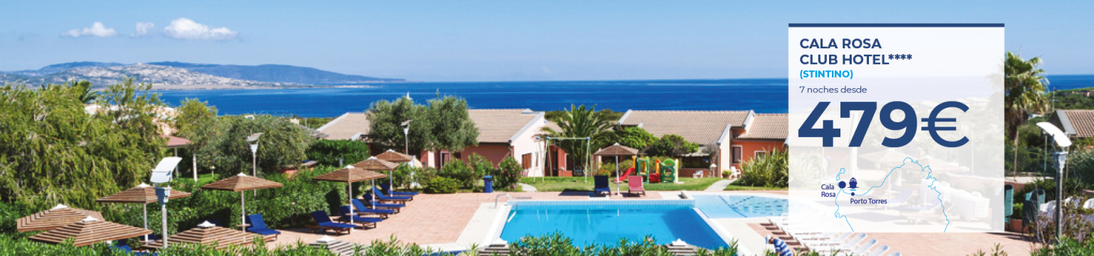 Barco + hotel - Cerdeña - Cala Rosa Club Hotel - Grimaldi Lines